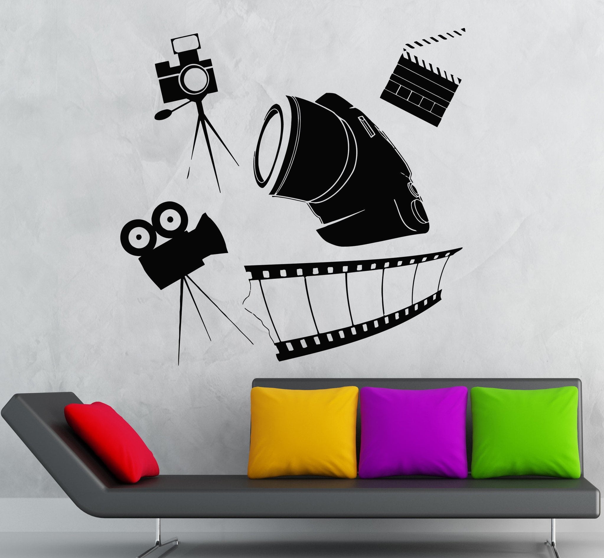 Wall Sticker Vinyl Decal Photo Video TV Film Art Photographer Unique G ...