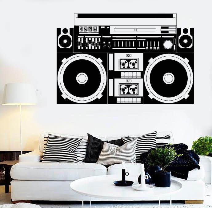 Wall Stickers Vinyl Decal Sound Recorder Music Night Club DJ Party Uni ...