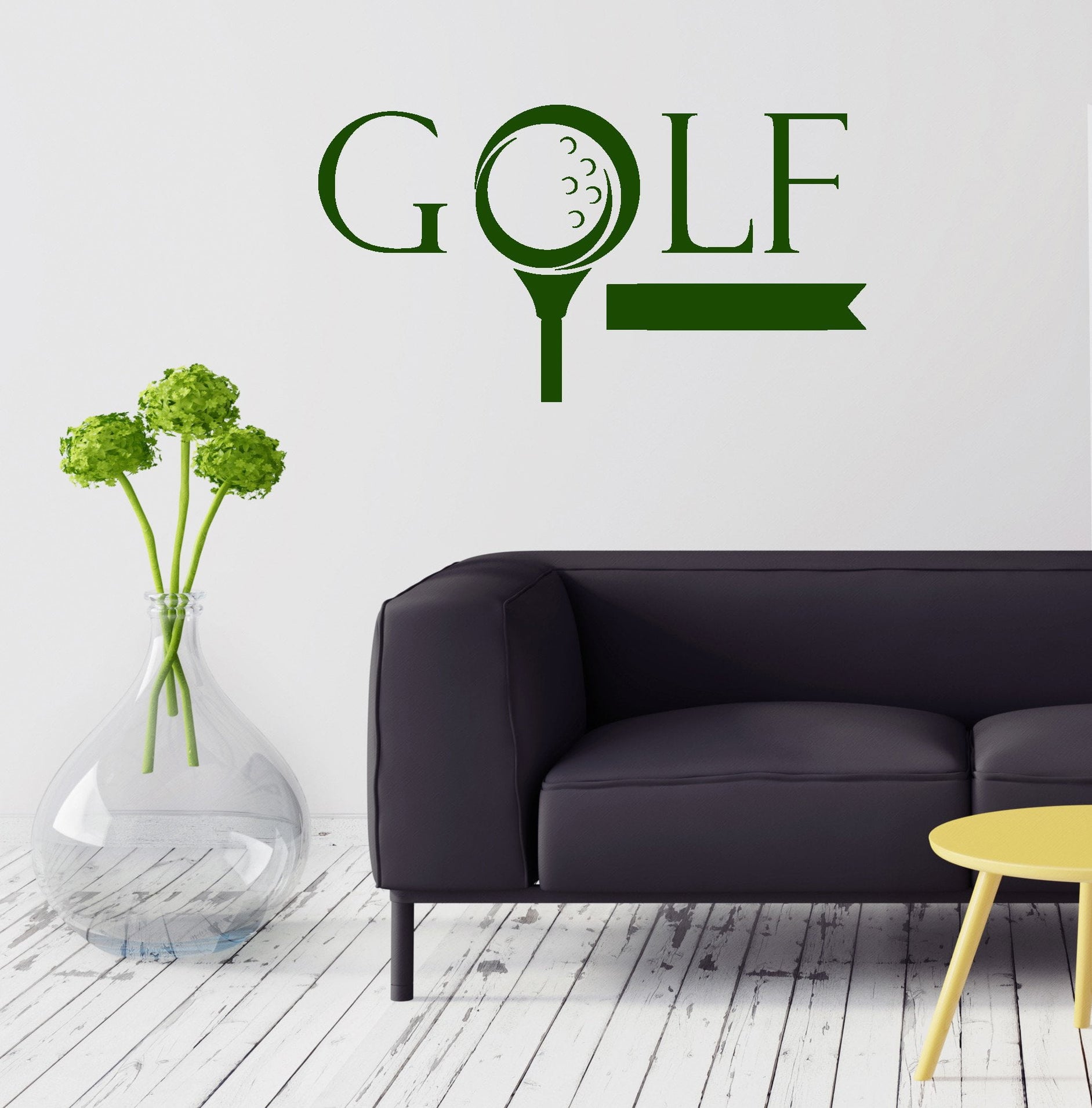 Wall Sticker Vinyl Decal Golf Word Golfer Sports Game Nice Decor Fans ...
