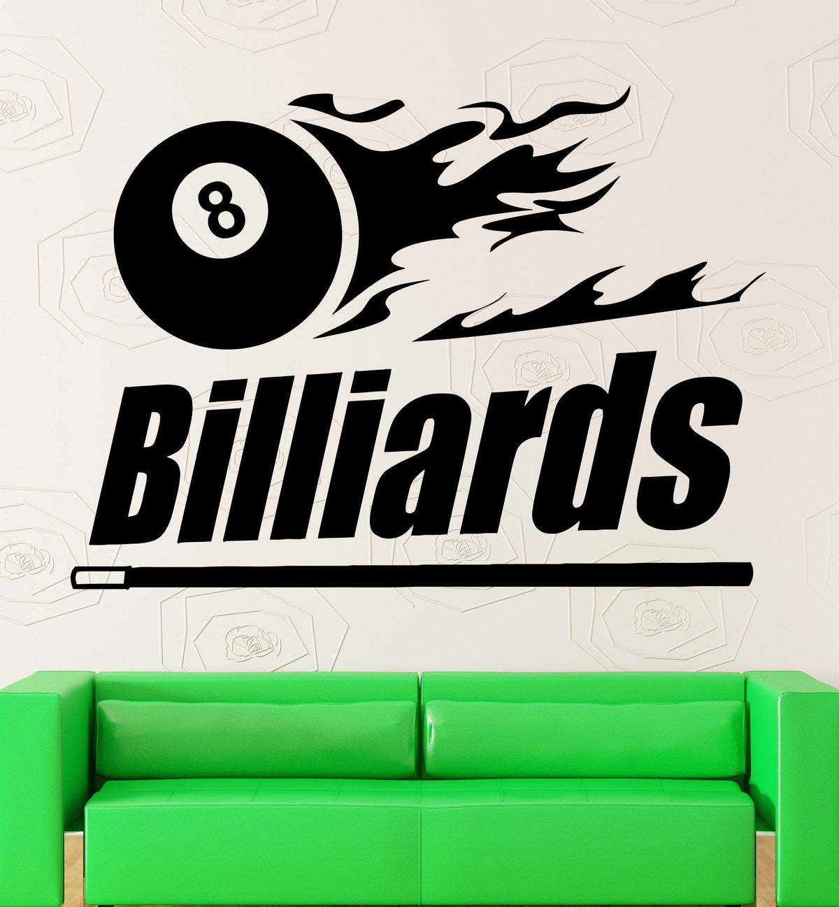 Vinyl Decal Billiards Wall Sticker Hobbies Sport Leisure Entertainment ...