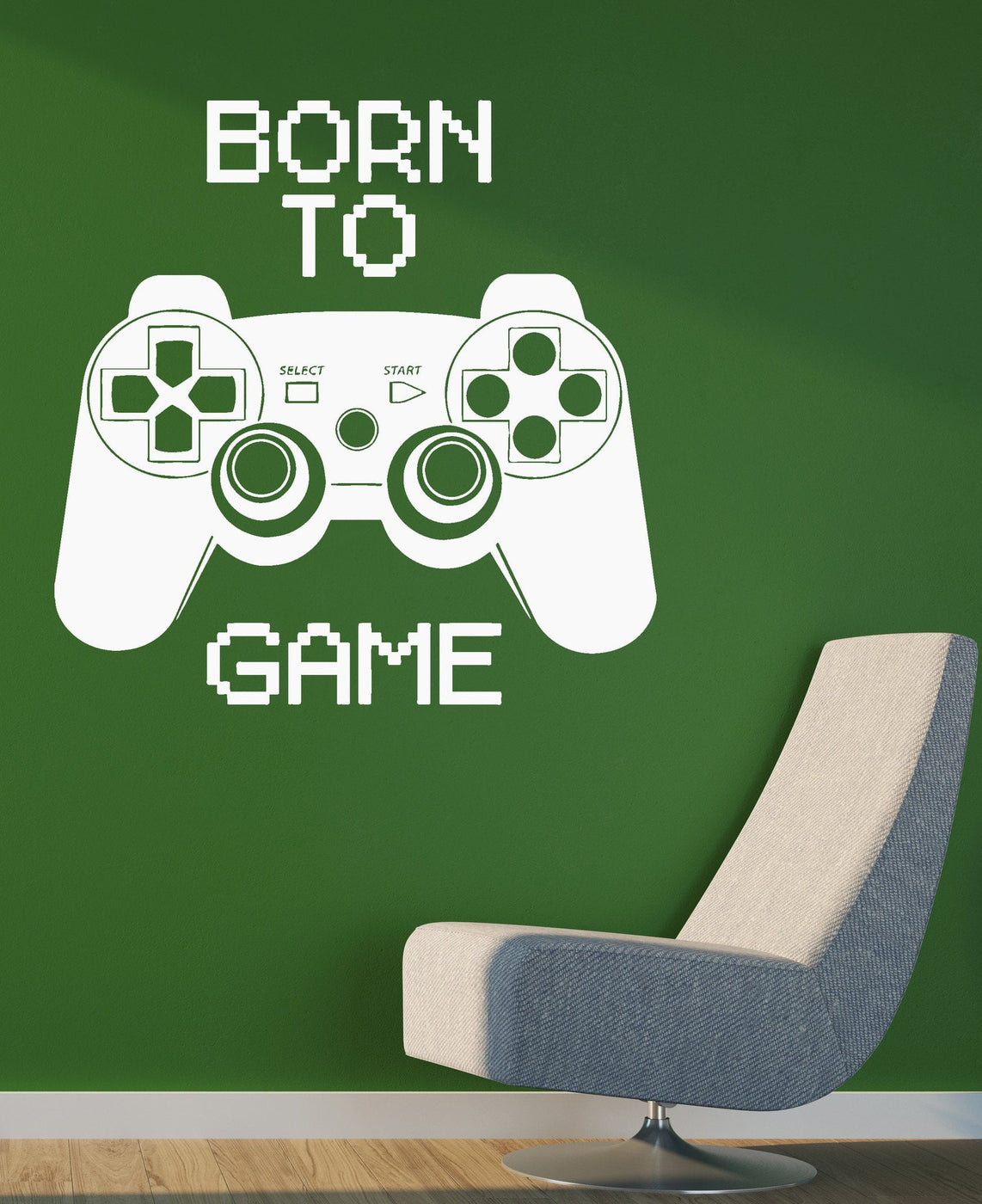 Vinyl Decal Quote Video Game Computer Joystick Gaming Teen Boys Room W ...