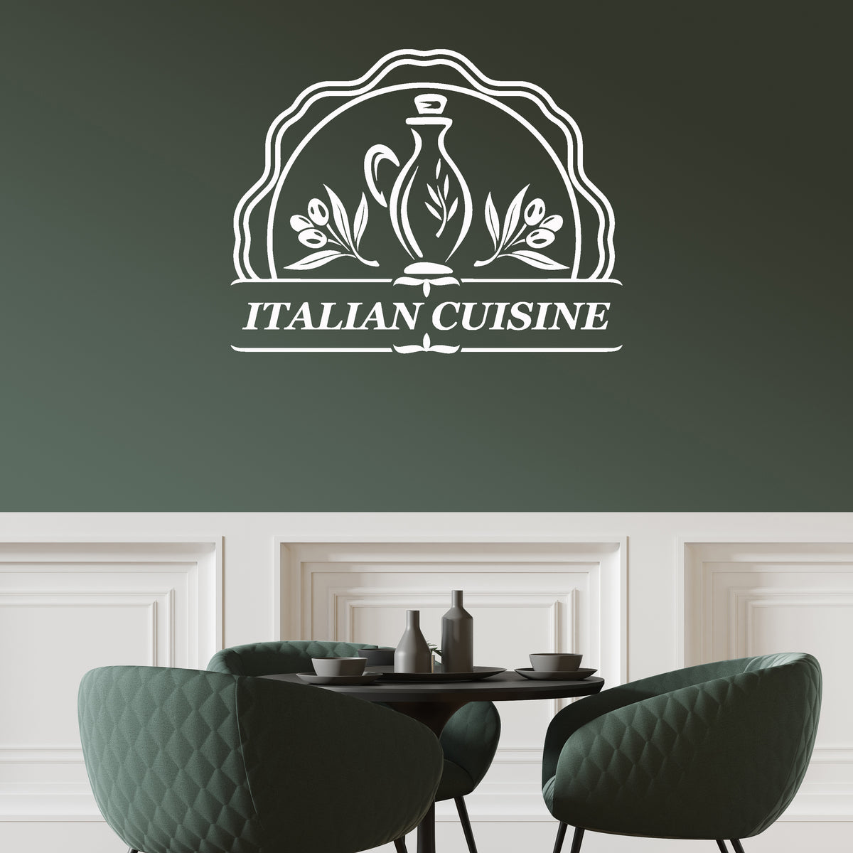 Vinyl Wall Decal Italian Cuisine Food Italia Restaurant Kitchen Decora ...