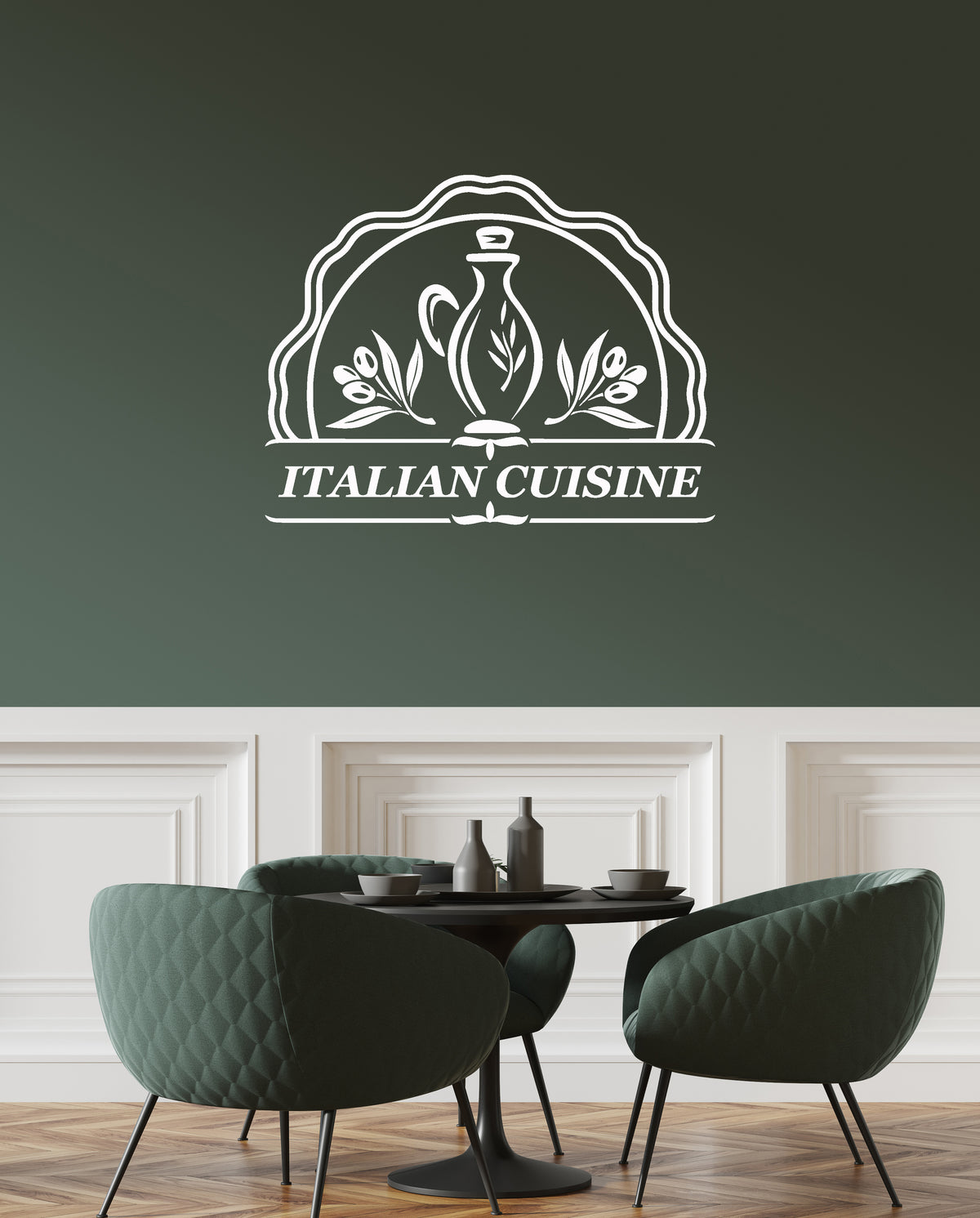 Vinyl Wall Decal Italian Cuisine Food Italia Restaurant Kitchen Decora ...