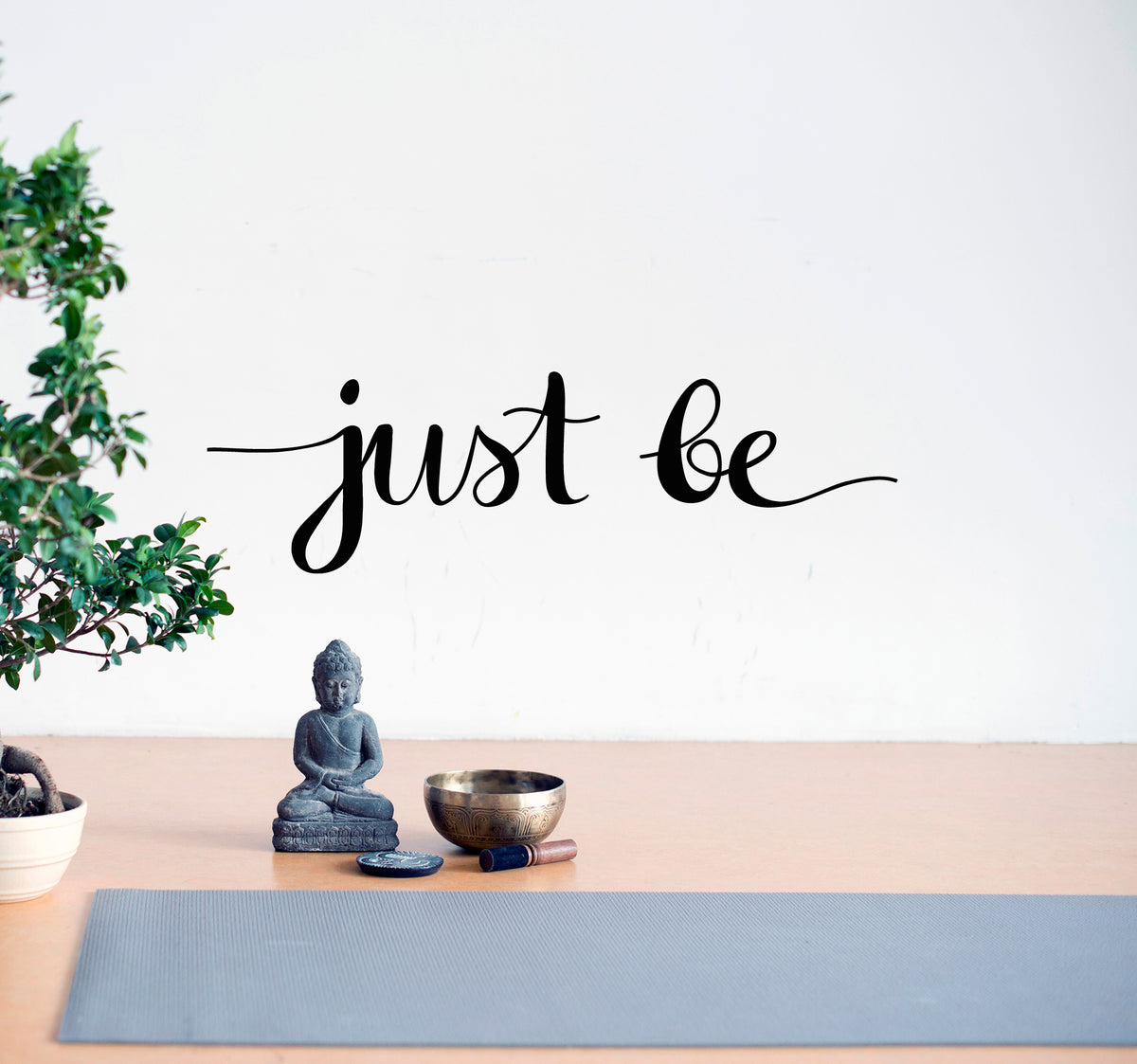 Vinyl Wall Decal Lettering Just Be Inspirational Quote Home Decor Stic — Wallstickers4you