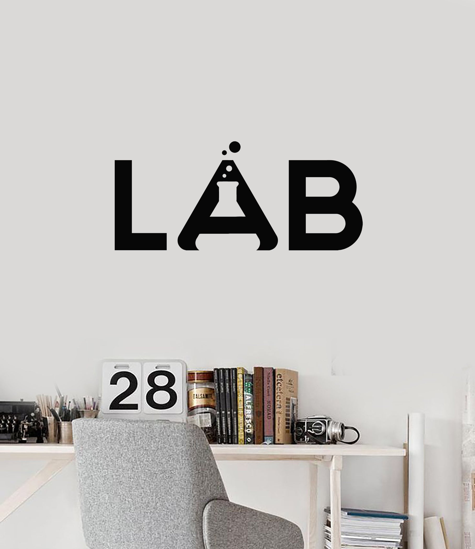 Vinyl Wall Decal Lab School Chemistry Laboratory Science Class Decor A ...