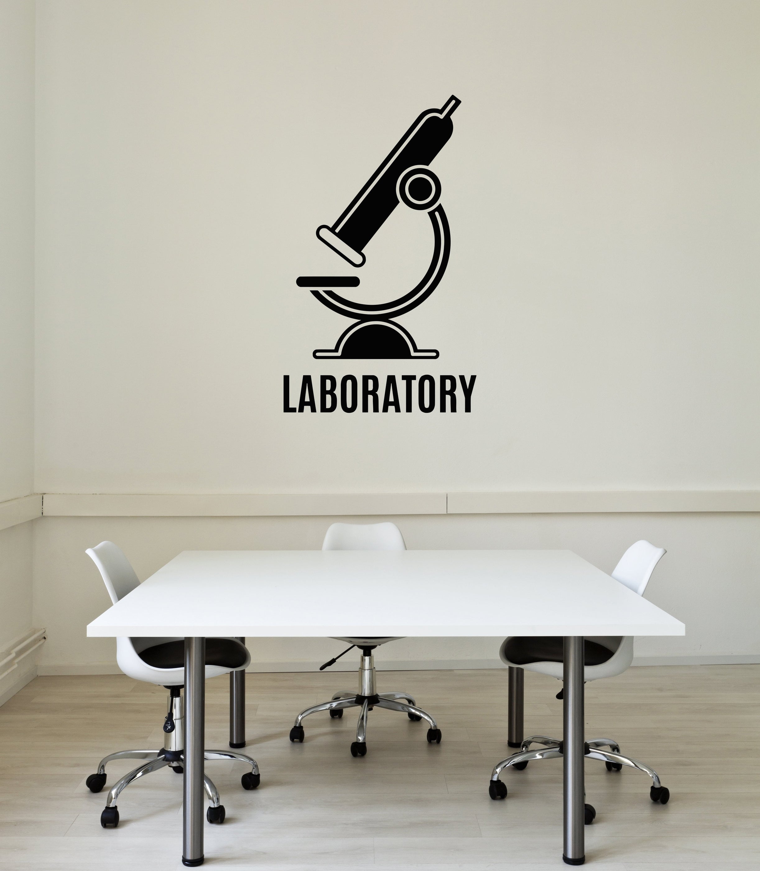 Vinyl Wall Decal Laboratory Word School Science Class Classroom Interi ...