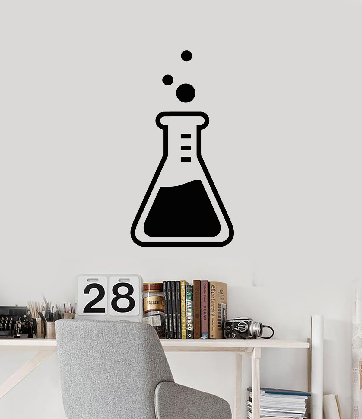 Vinyl Wall Decal Laboratory Zone Science Lab School Chemistry Classroo ...