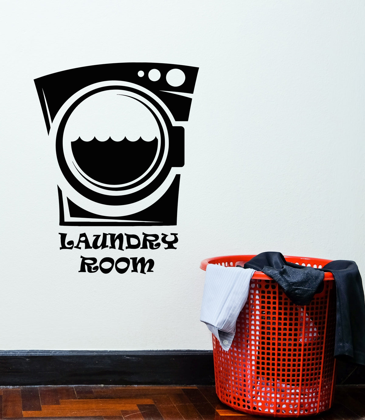 Vinyl Wall Decal Cleaning Service Laundry Room Washing Stickers Mural ...