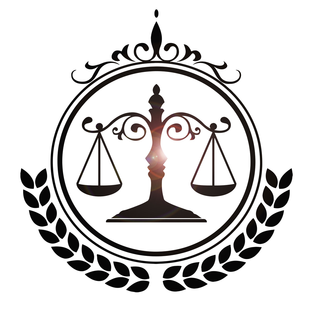 Vinyl Wall Decal Lawyer Firm Law Justice Judge Court Scales Art Sticke ...