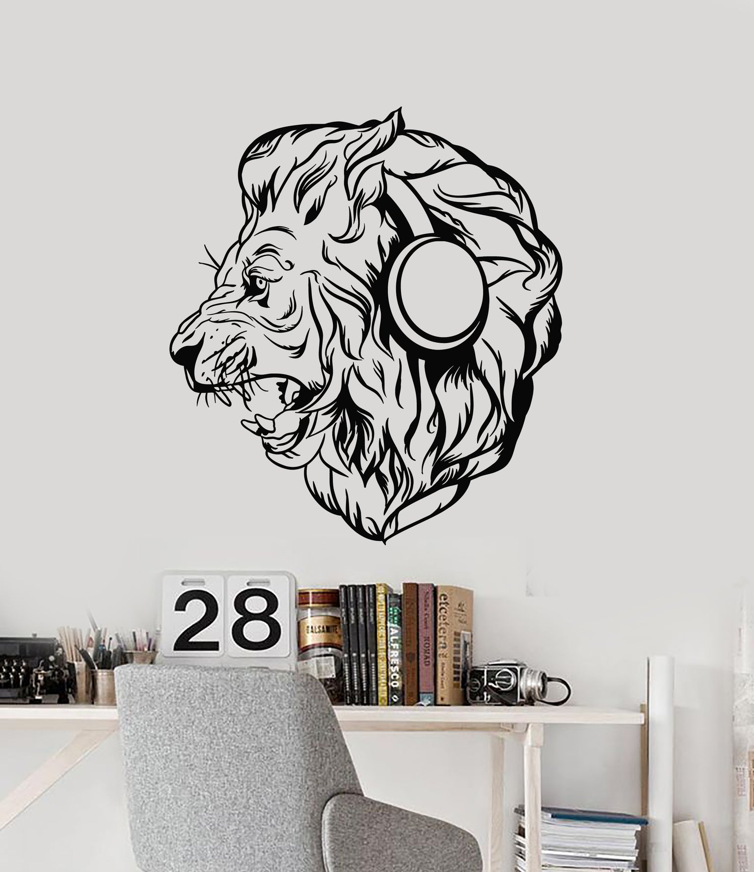 Custom Lion Wall Decals Collection — Wallstickers4you