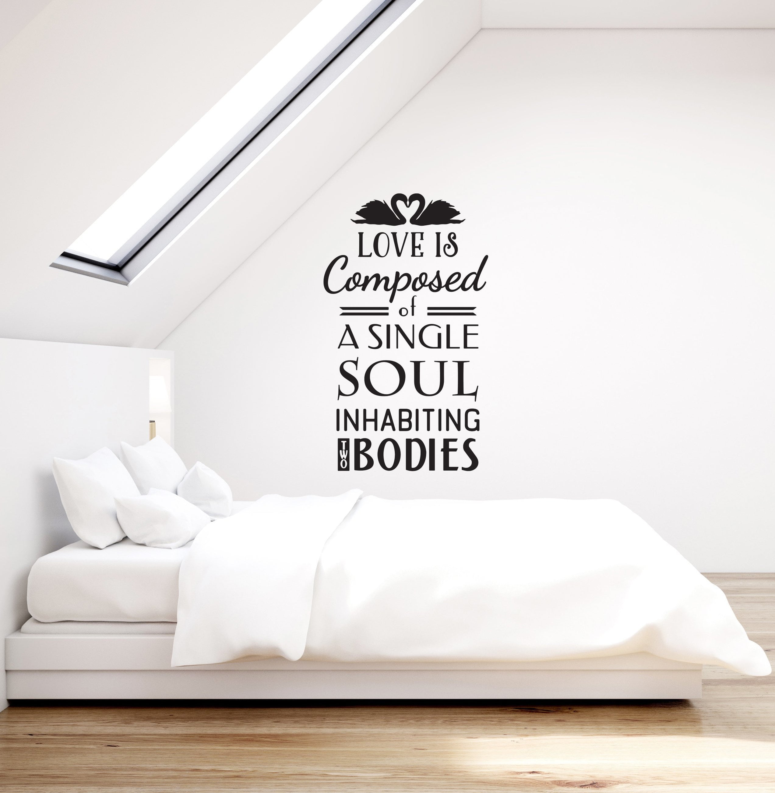 Vinyl Wall Decal Love Romantic Quote Bedroom Home Interior Room Sticke ...