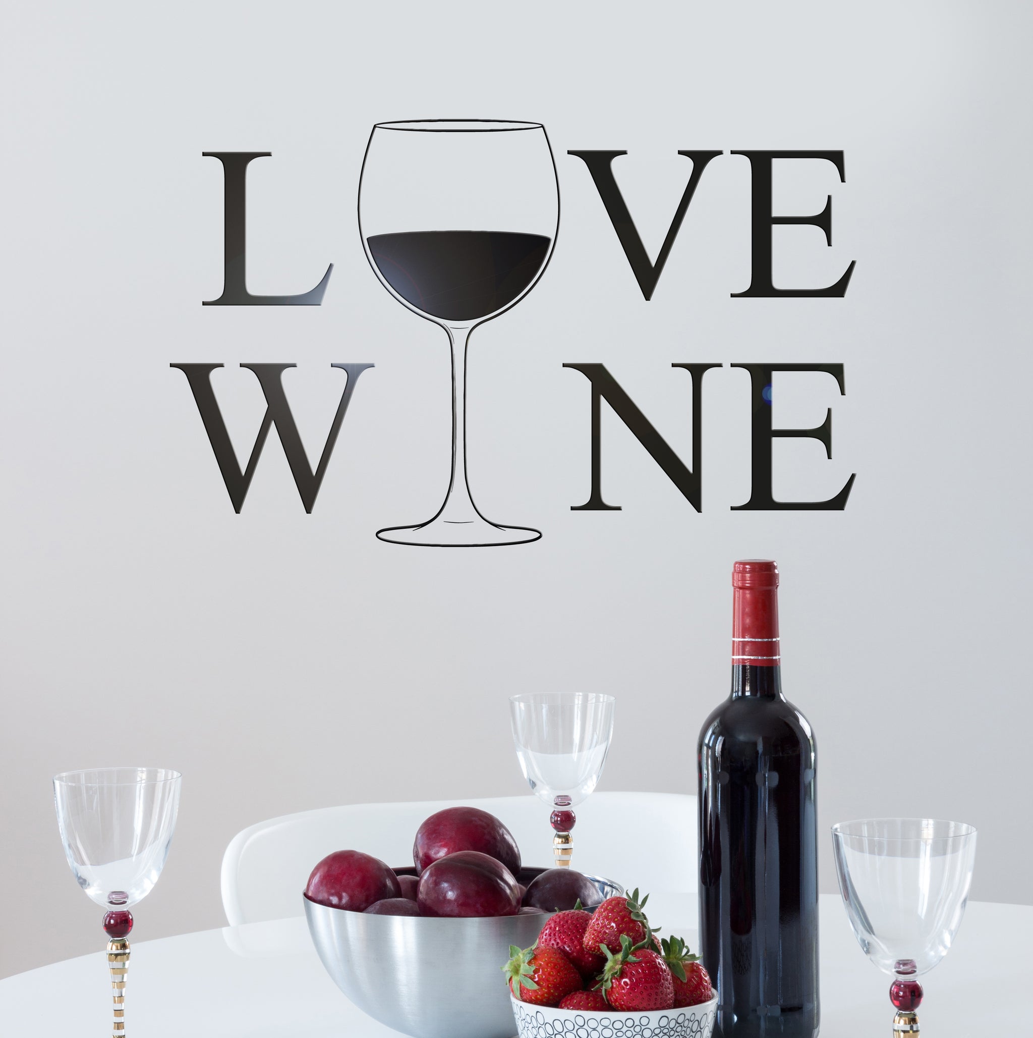 Custom Wine Wall Stickers And Decals Collection — Wallstickers4you