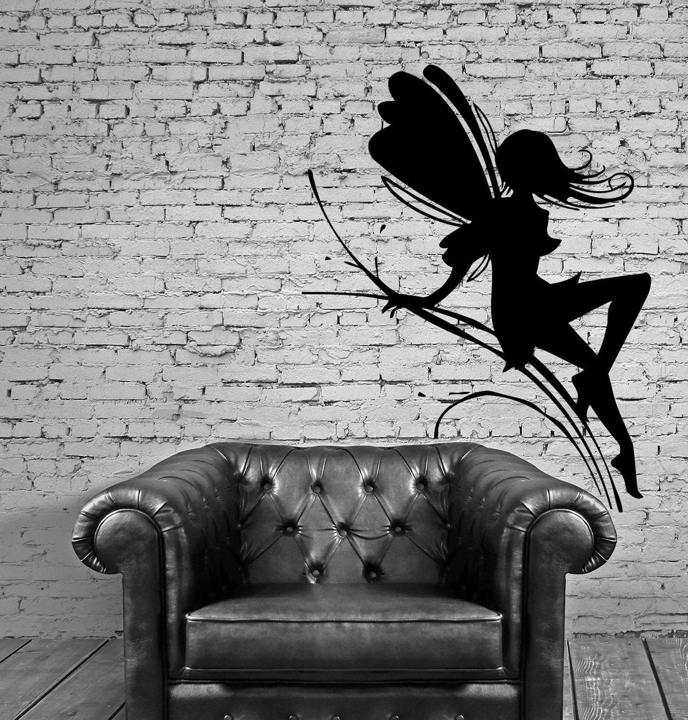 Fairy Wings Fairytales Pixie Kids Cartoon Magic Wall Sticker Vinyl Dec ...