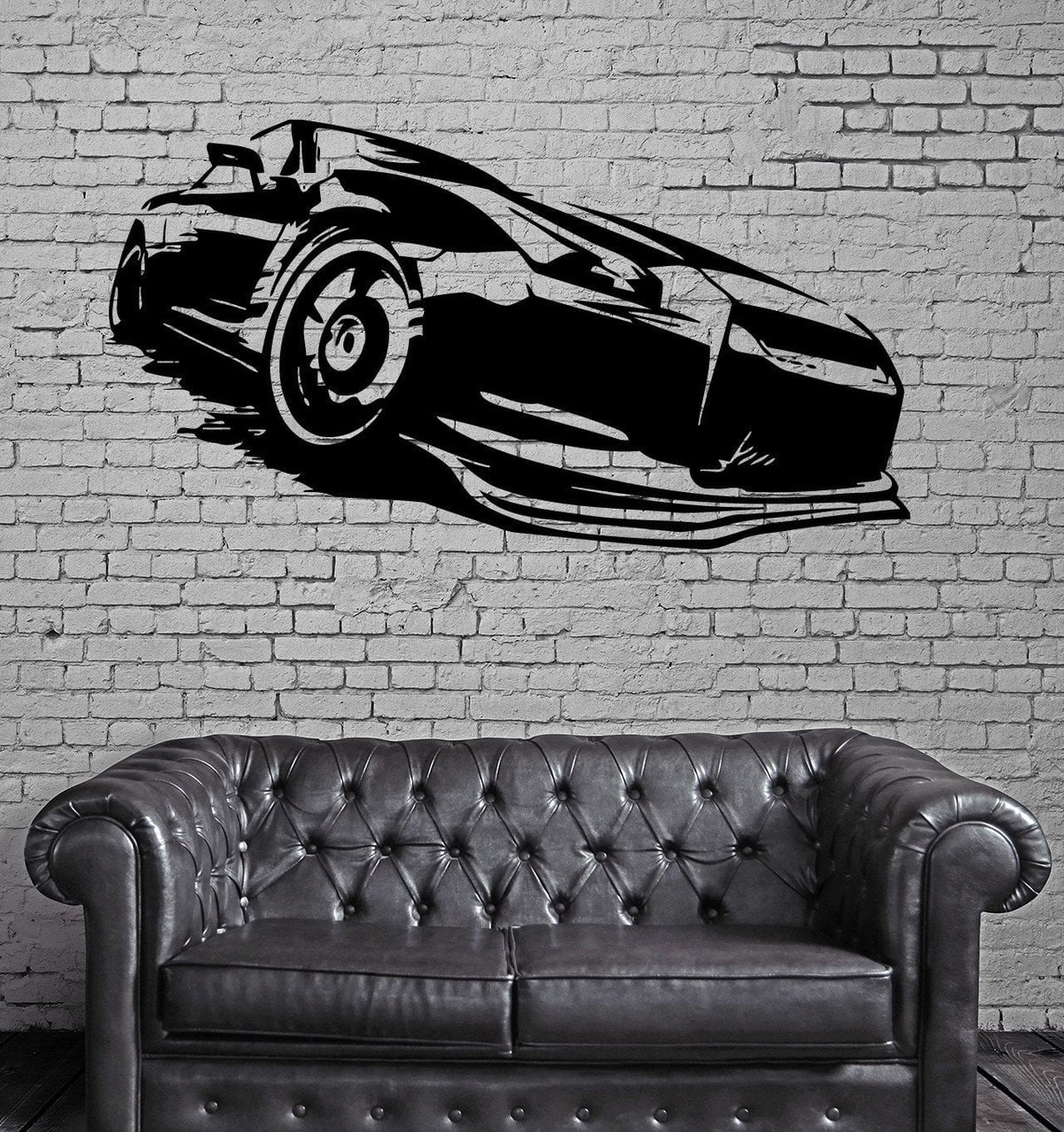 Street Racing Fast Muscle Cars Auto Decor Wall Mural Vinyl Decal Stick ...