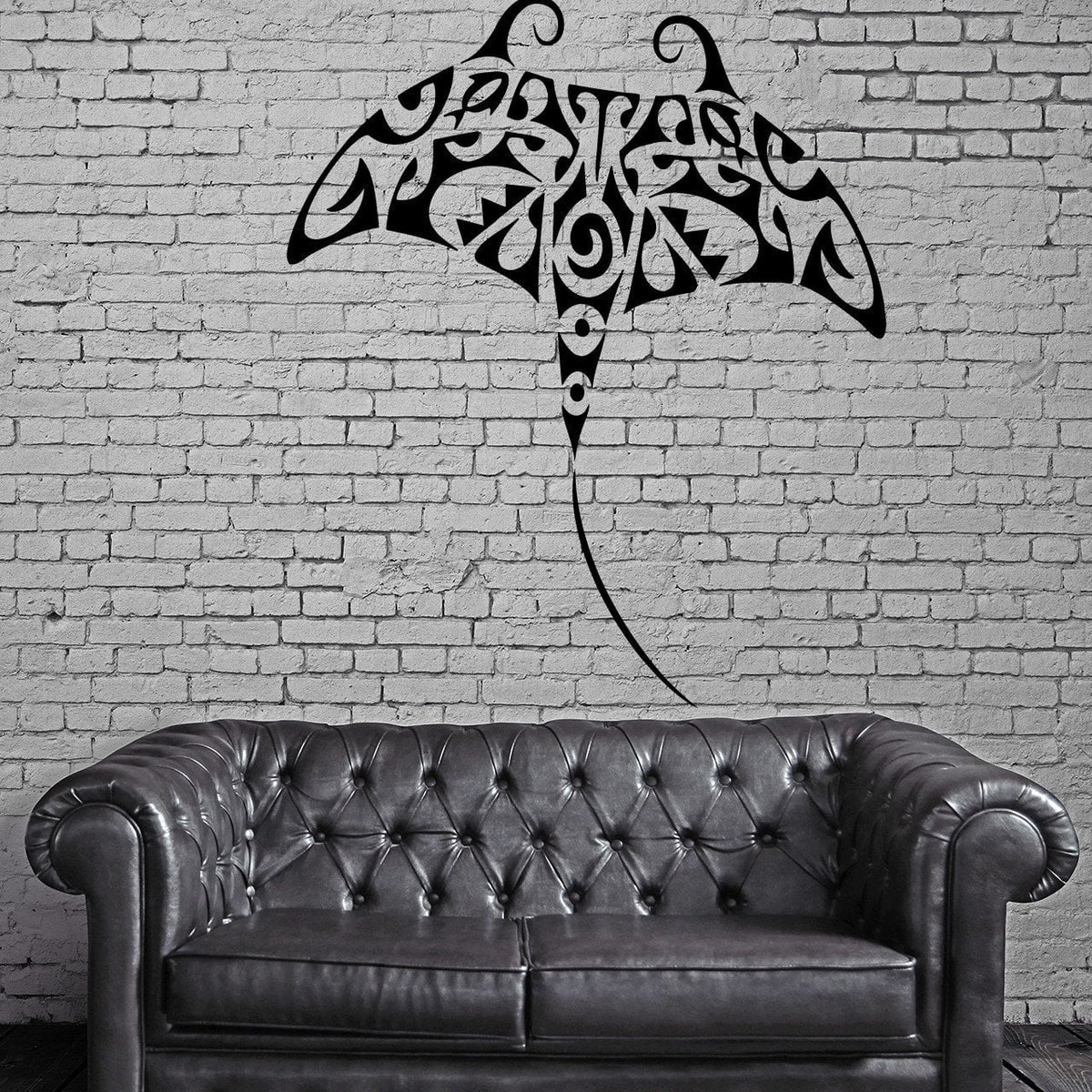 Manta Ray Sea Ocean Marine Animal Decor Wall Mural Vinyl Decal Sticker ...