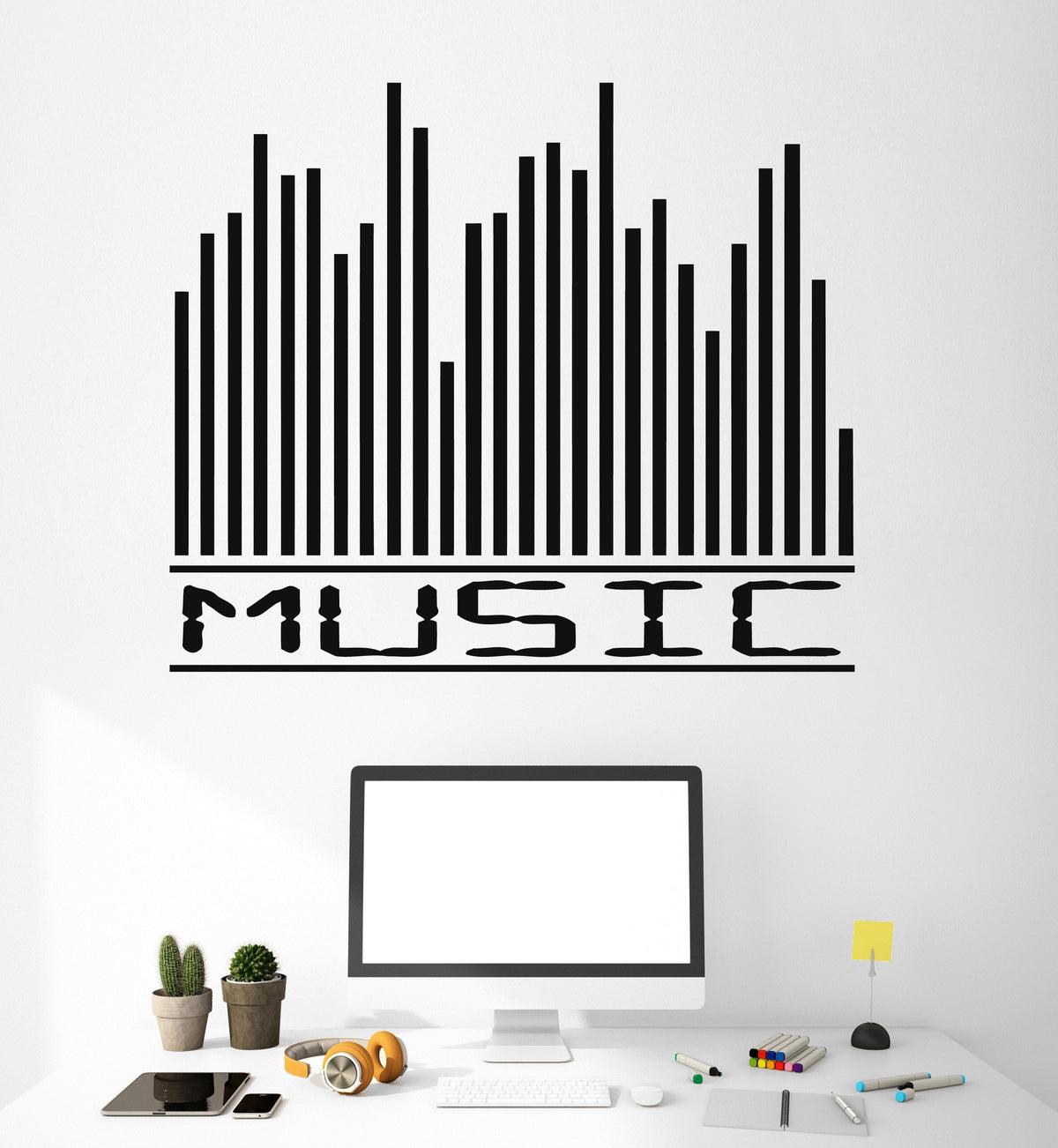 Wall Sticker Vinyl Decal Music Akvalayzer Music Track Decor For Music ...