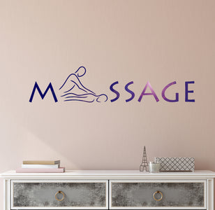 Vinyl Decal Wall Sticker Decor for Massage Salon Relax Spa Salon Beaut ...