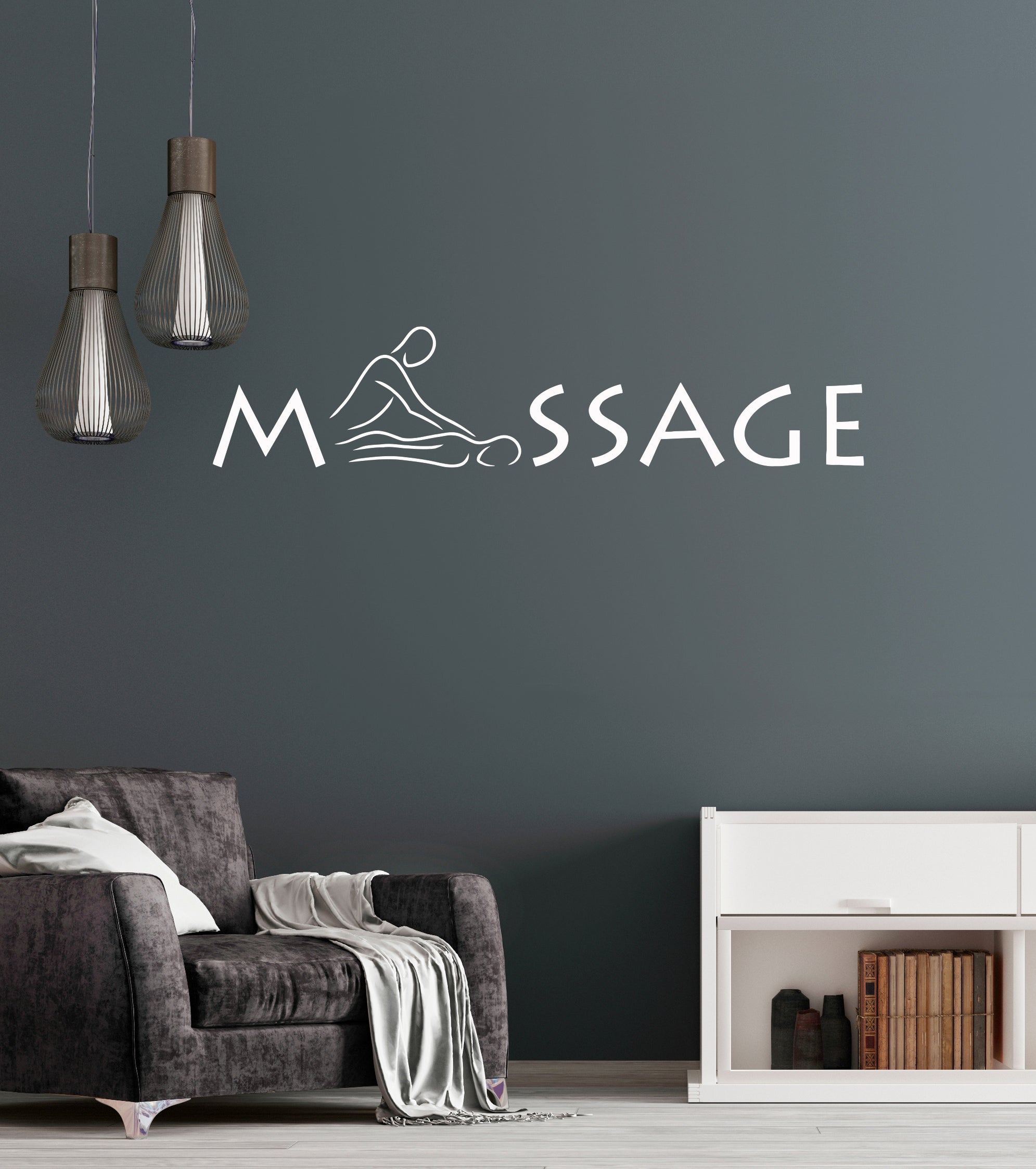 Vinyl Decal Wall Sticker Decor for Massage Salon Relax Spa Salon Beaut ...