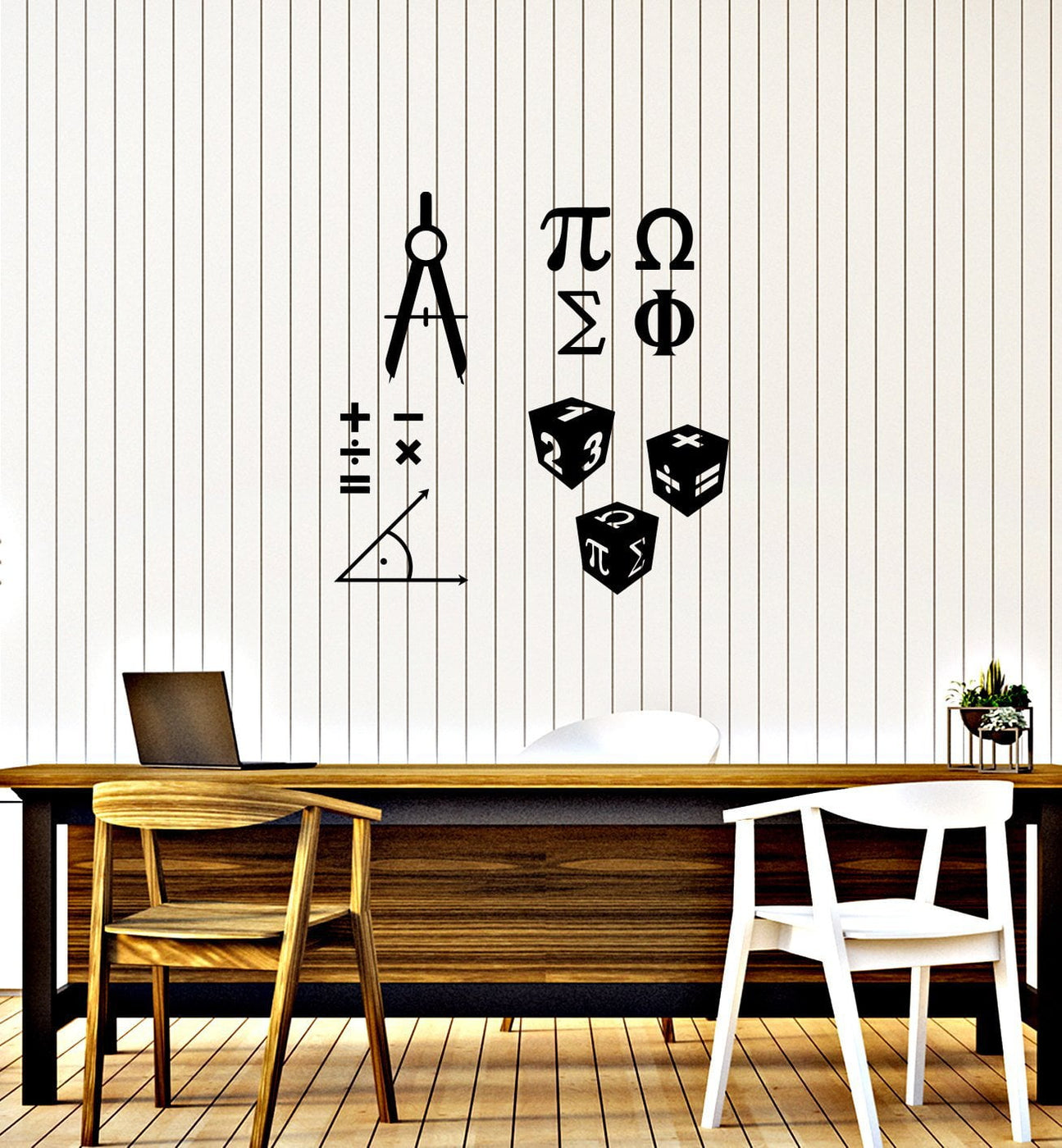 Vinyl Wall Decal Math Symbol School Classroom Mathematics Science Inte ...