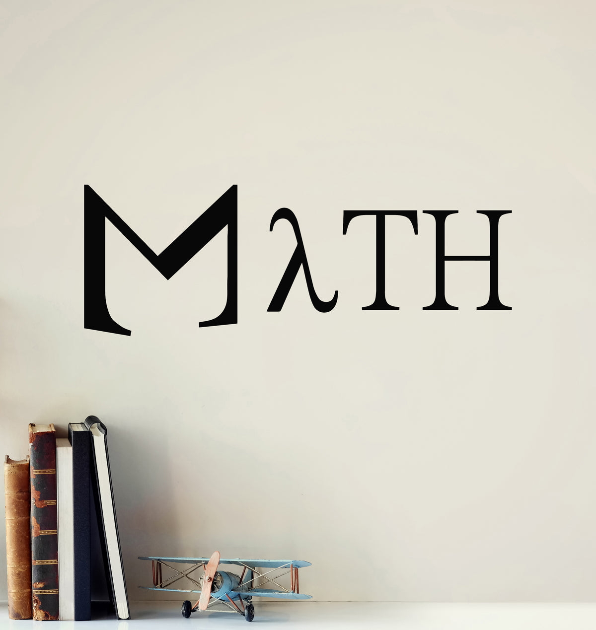 Vinyl Wall Decal Math Symbols School Classroom Mathematics Stickers Mu ...