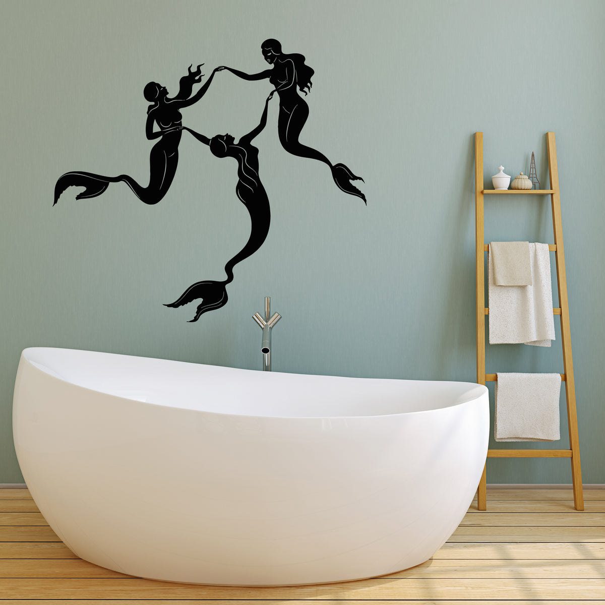 Vinyl Wall Decal Mermaids Beautiful Sexy Fantastic Creatures Stickers ...