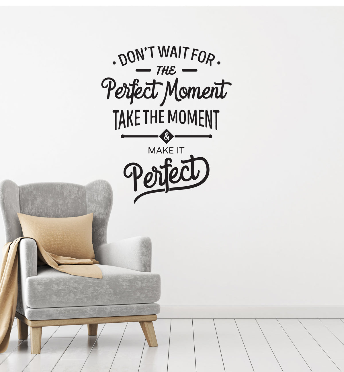 Vinyl Wall Decal Motivational Quotes Saying Room Decor Interior Art St ...