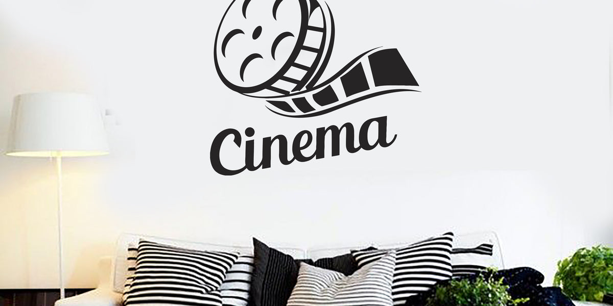 Vinyl Wall Decal Cinema Movie Spool House Art Interior Stickers Mural ...