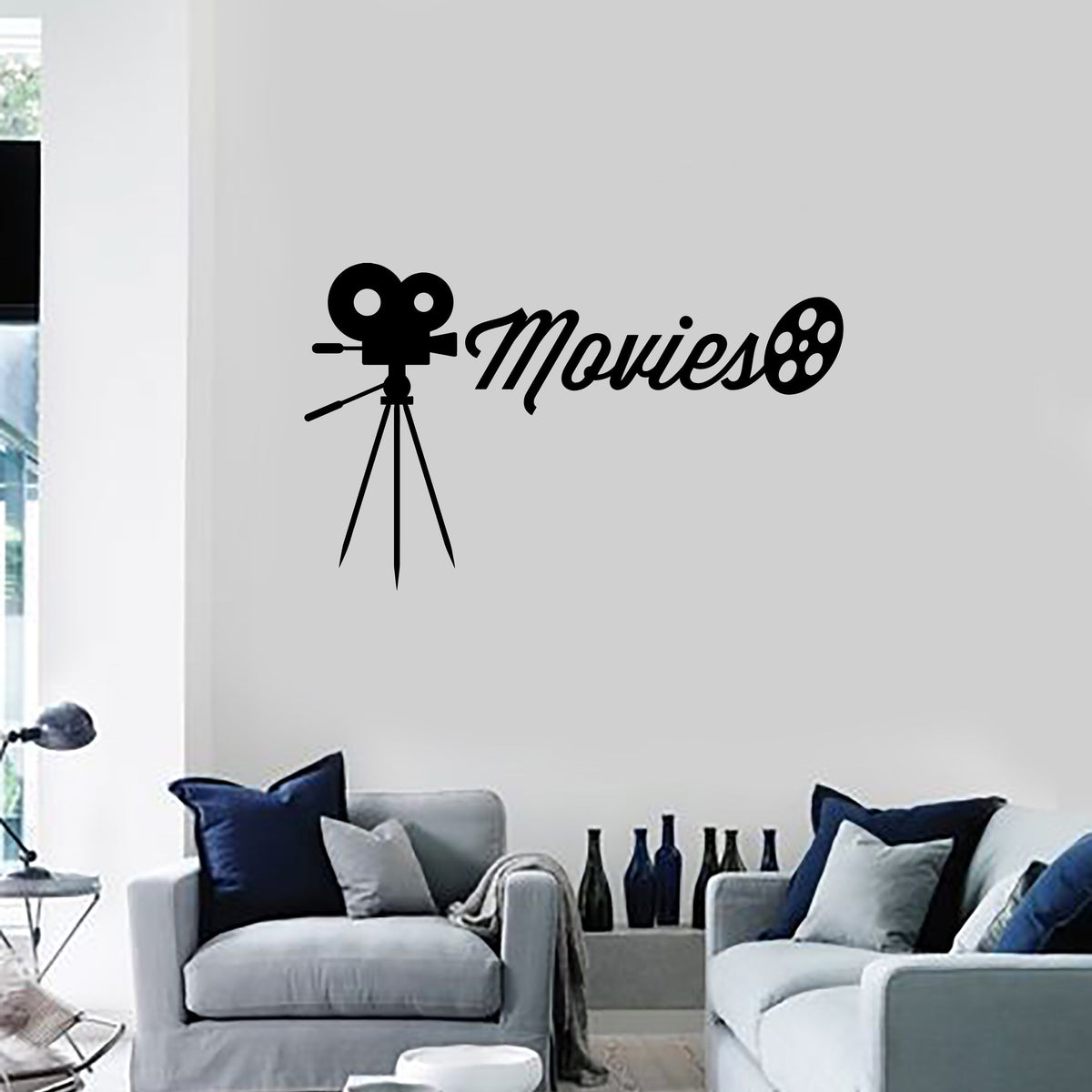 Vinyl Wall Decal Movies Cinema Room Filming Home Interior Stickers Mur ...