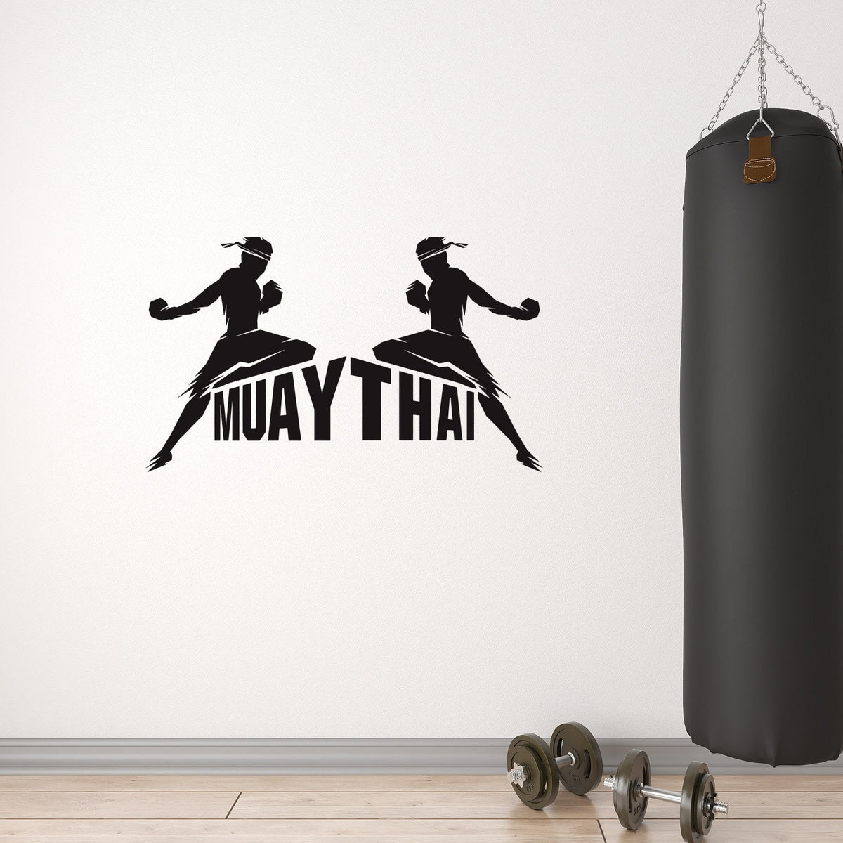 Vinyl Wall Decal Muay Thai Boxing Fight Club Fighting MMA Sport Sticke ...