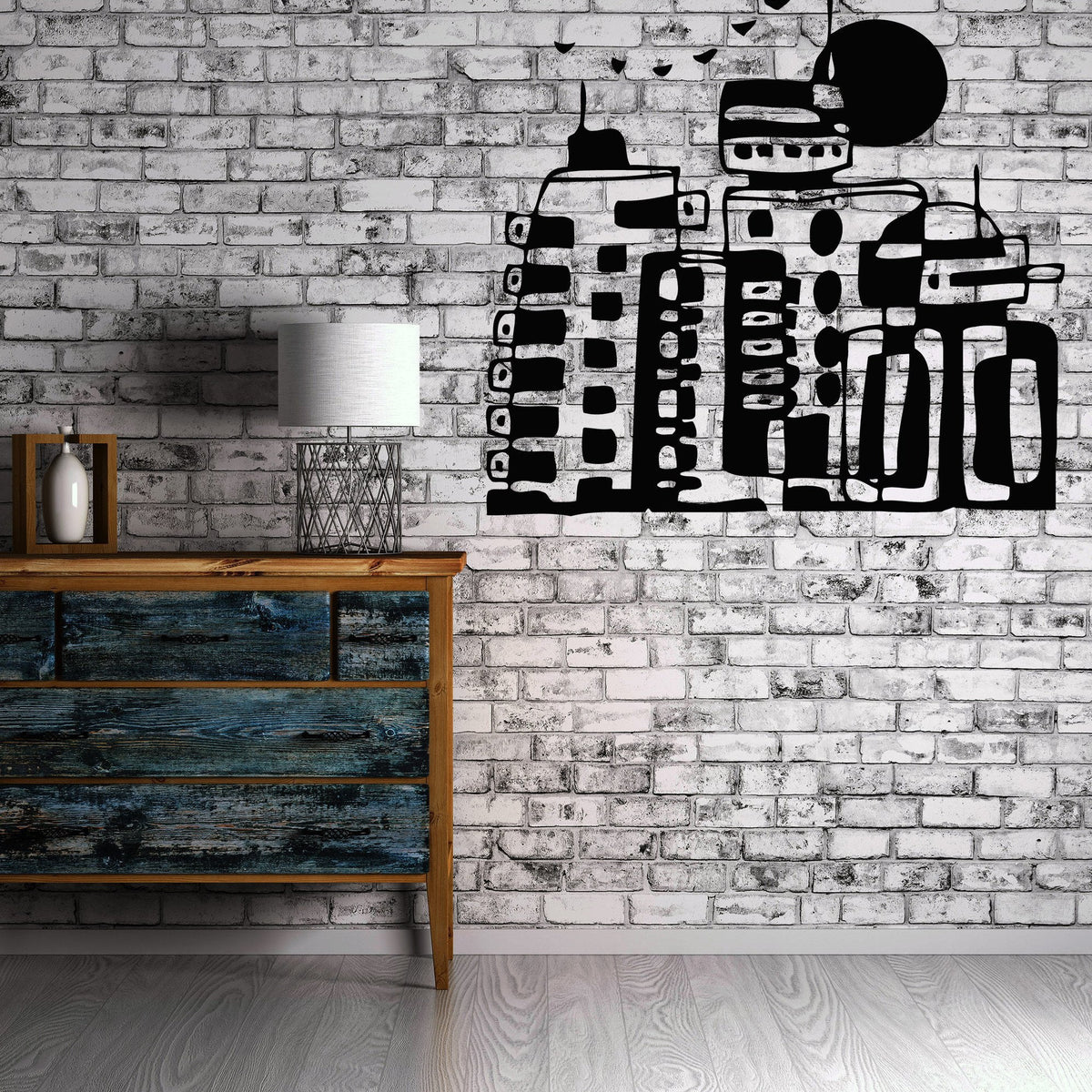 Vinyl Decal Fun and Fantastic Image Wall Stickers Cartoon City Game An ...