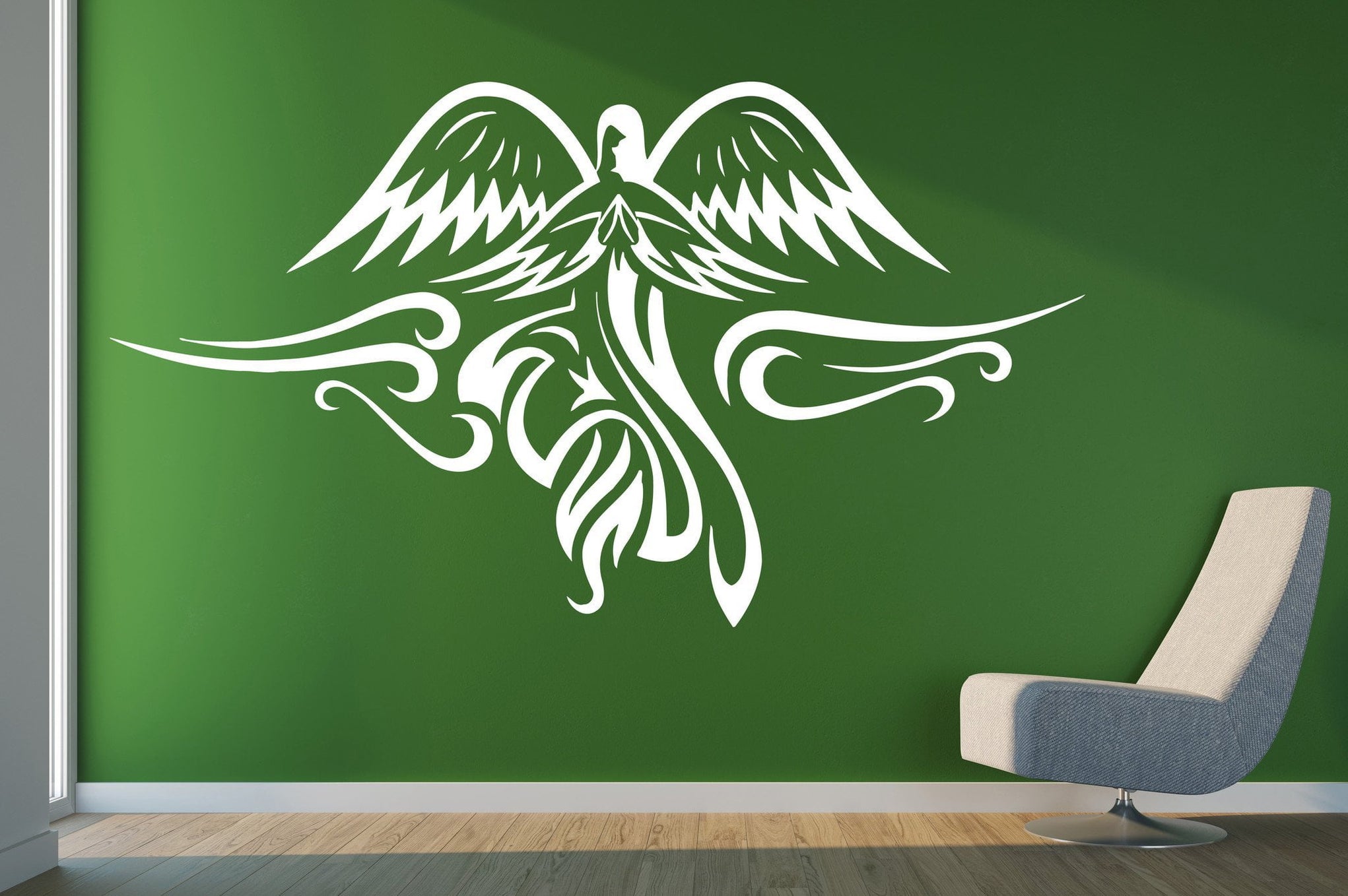 Vinyl Decal Angels and Saints Wall Sticker Very Beautiful Image Winged ...