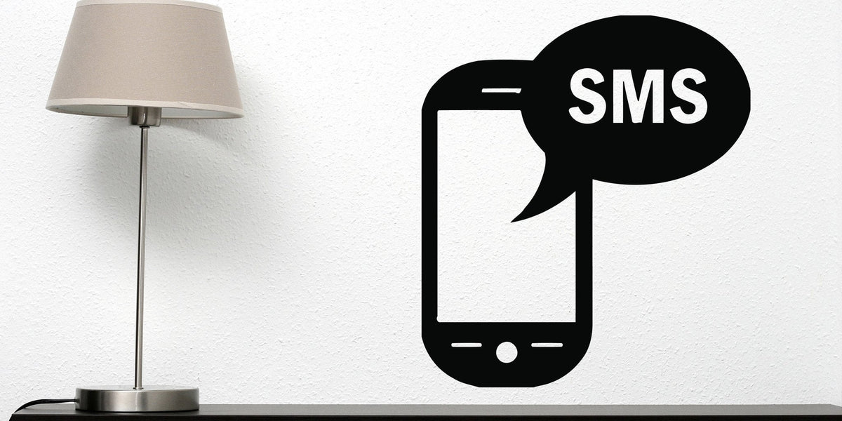 Vinyl Decal Communication and IT Wall Stickers Phone SMS Messages Comm ...