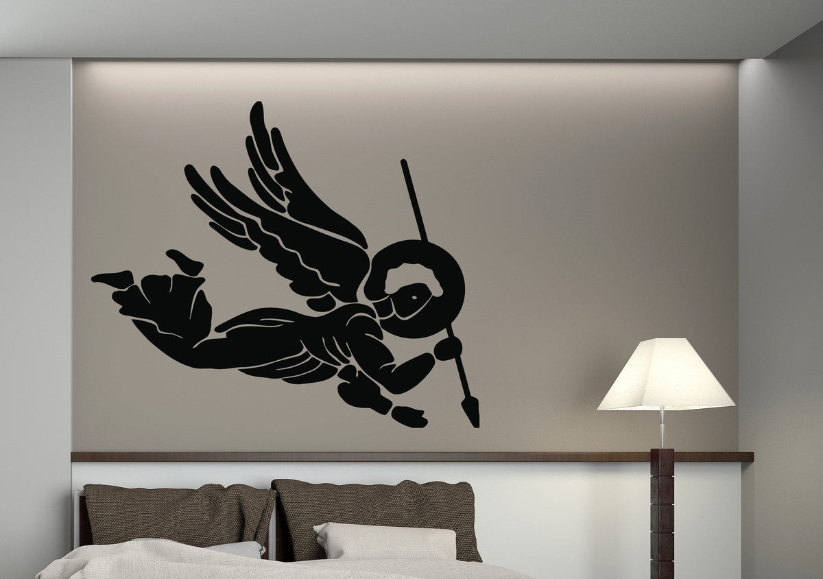 Vinyl Angels and Saints Wall Sticker St. Michael Archangel Spear Head ...