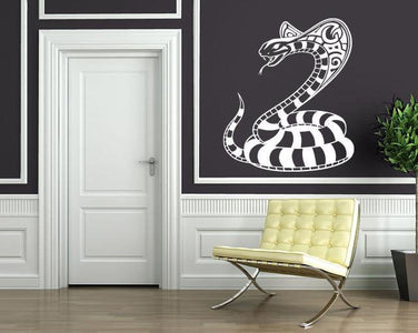 Vinyl Decal Cobra Snake Reptile Venomous Dangerous Wall Stickers Uniqu ...