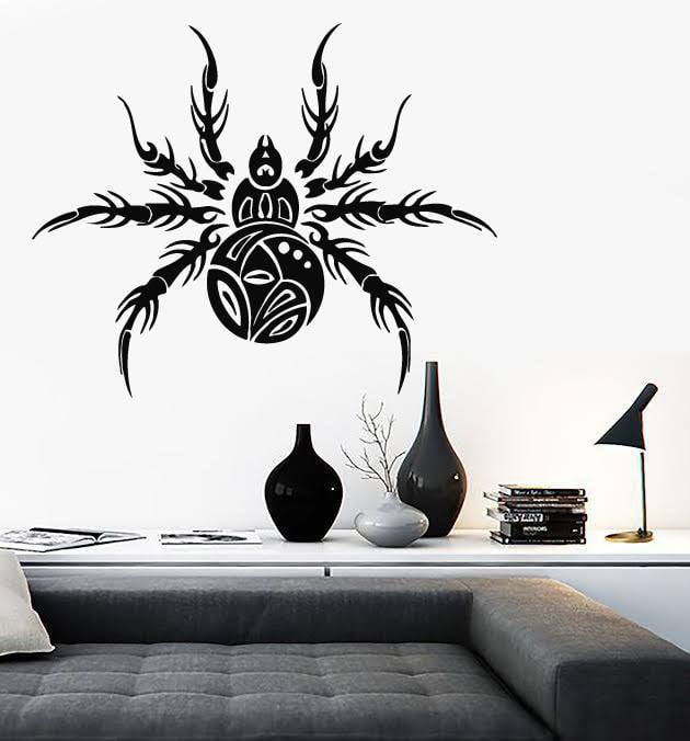 Large Wall Vinyl Sticker Decal Spider Gorgeous Representative Predator ...