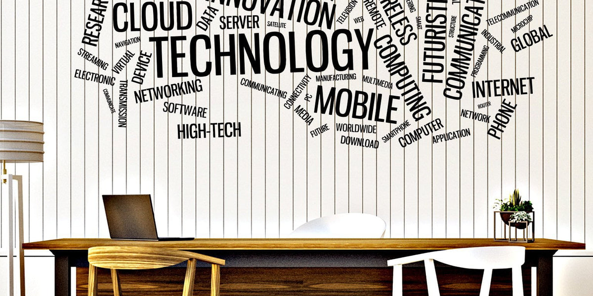 Vinyl Decal Wall Sticker Technology Word Cloud Innovation Connect (n86 ...
