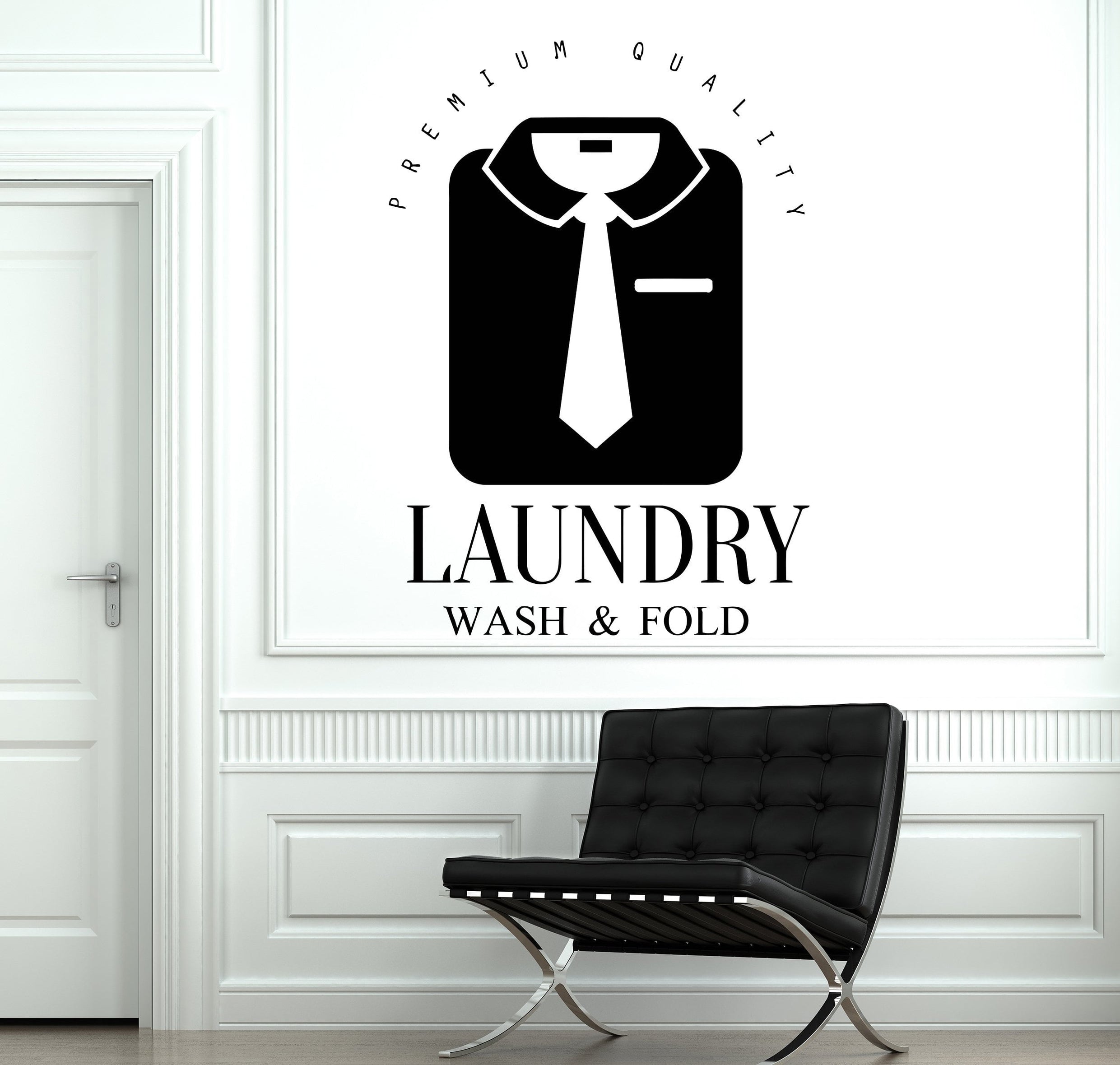 Window Sing Laundry Room Vinyl Decal Wall Sticker Dry Cleaning Service ...
