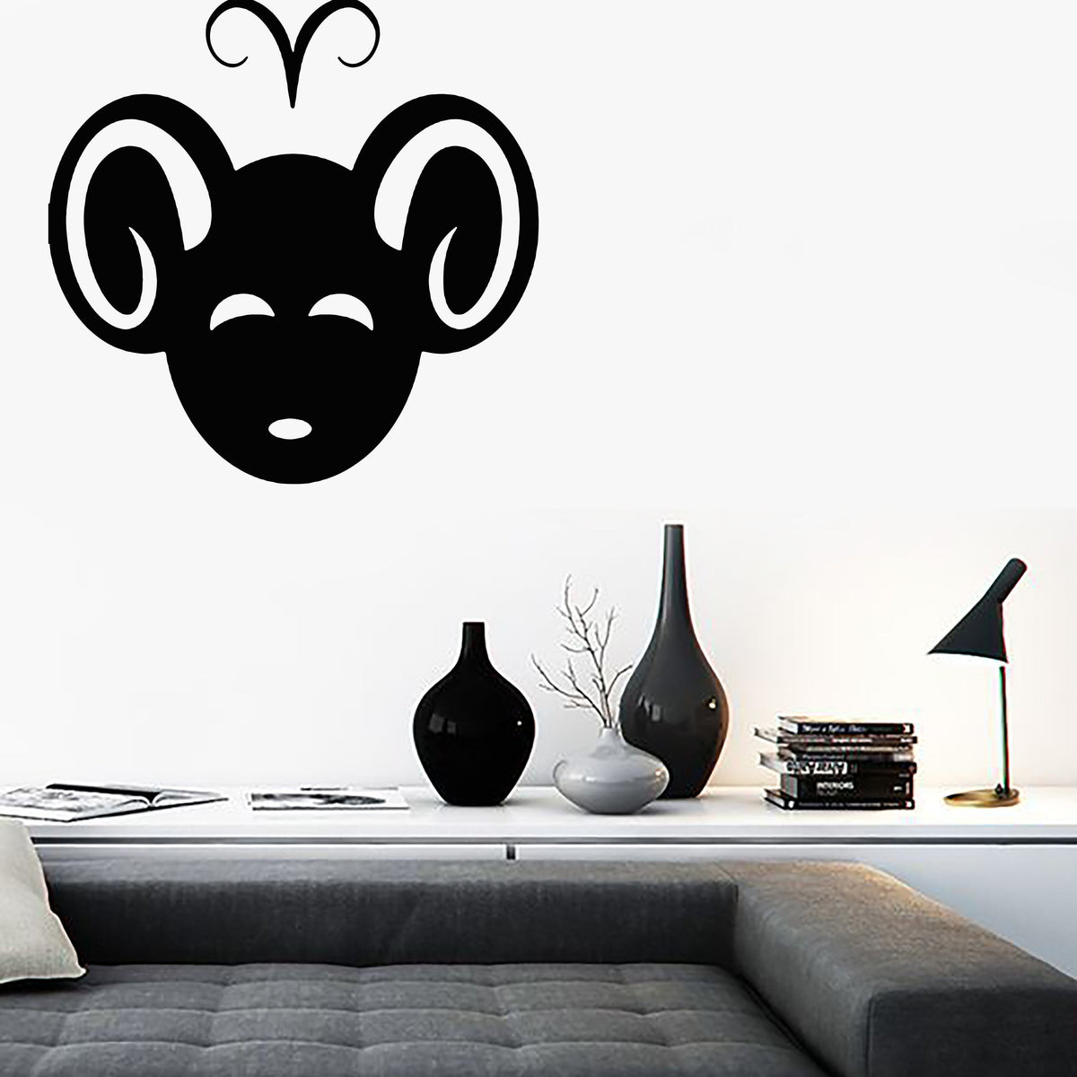 Vinyl Decal Wall Sticker Aries Symbol Zodiac Sign Horoscope Unique Gif ...