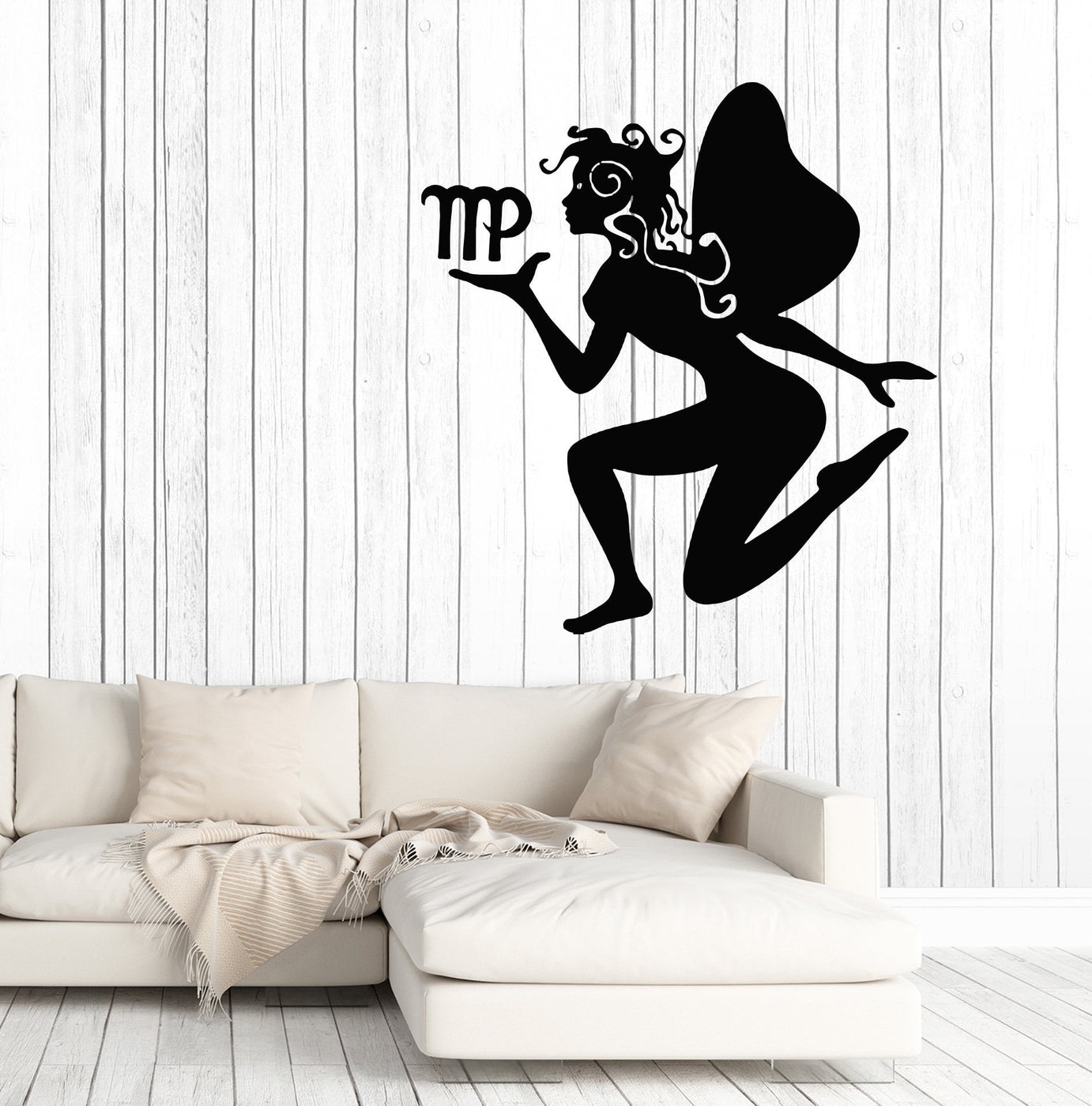 Vinyl Decal Wall Sticker Virgo Symbol Zodiac Sign Horoscopes Unique Gi ...