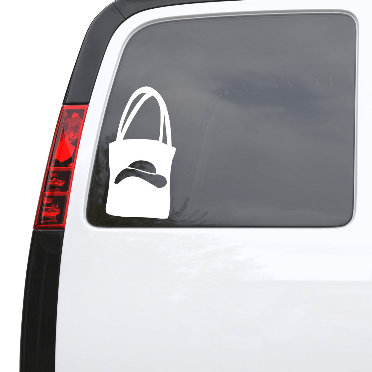 Auto Car Sticker Decal Bag Shopping Flat Purse Beach Bag Laptop Window ...