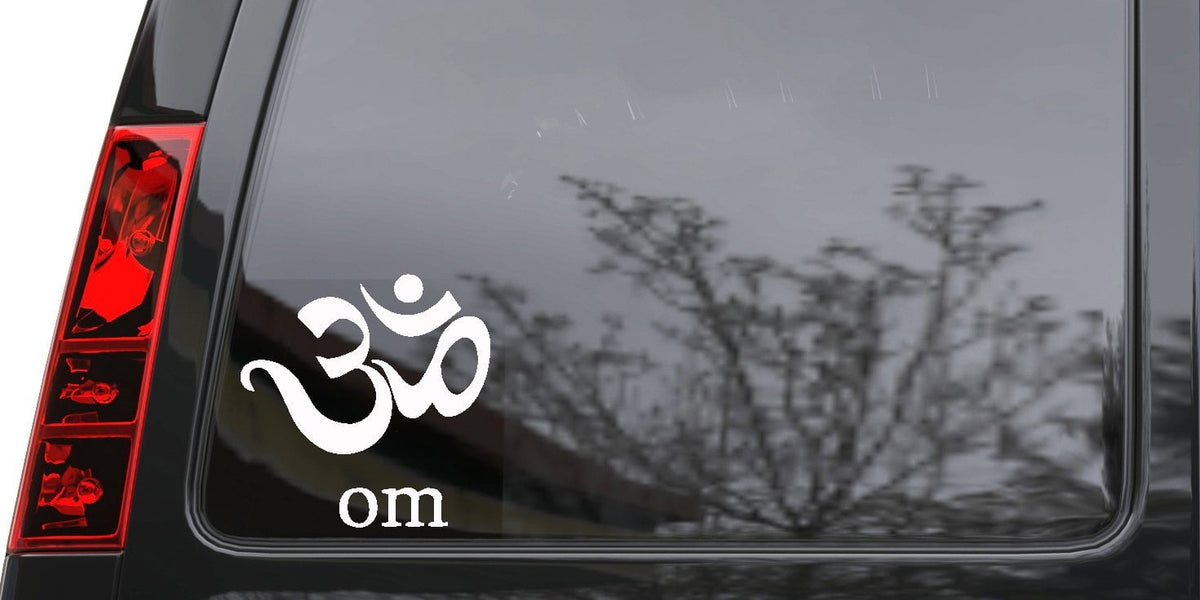 Auto Car Sticker Decal Om Sign Hindu Yoga Truck Laptop Window 5" by 5 ...