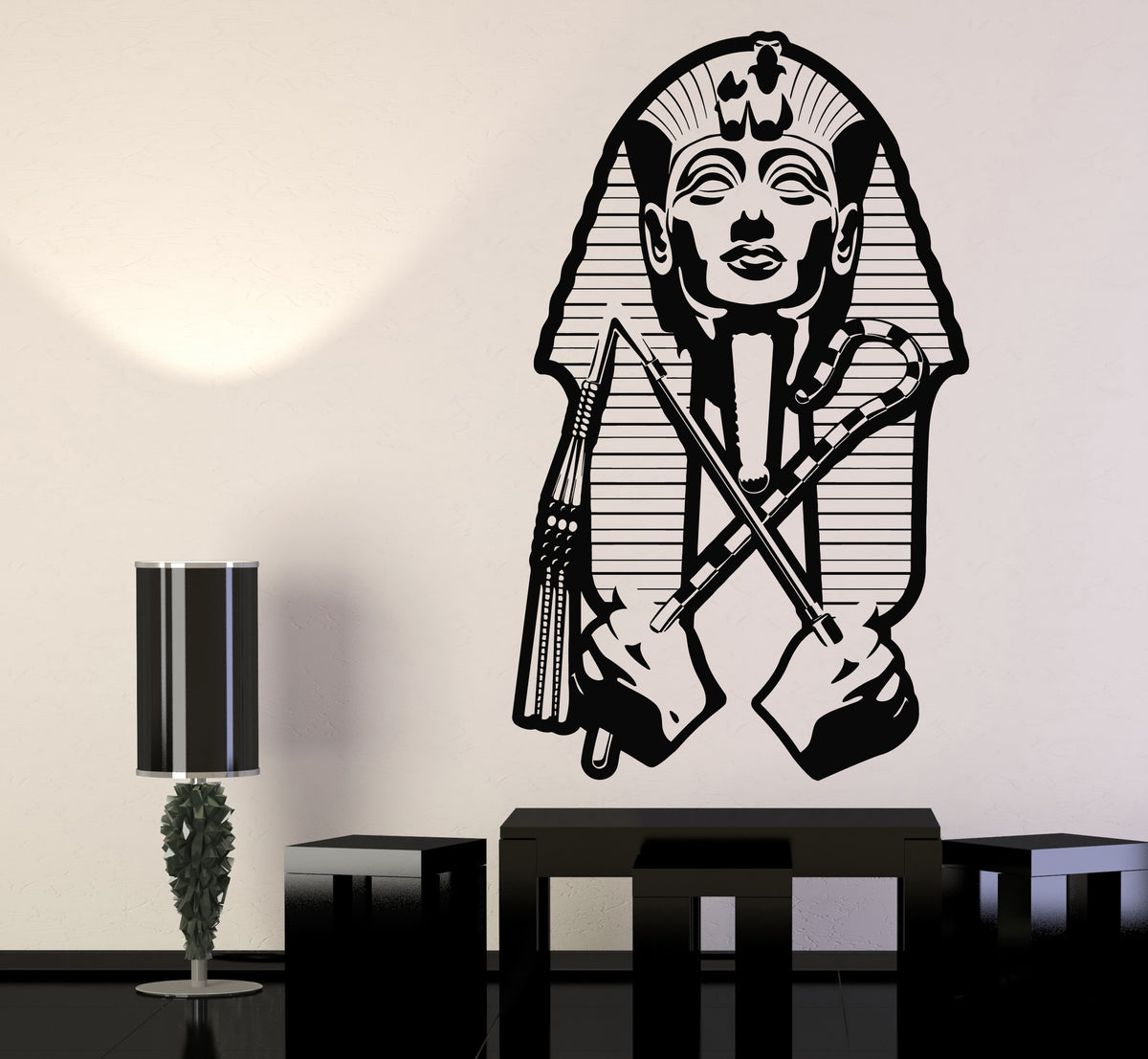 Vinyl Wall Decal Sarcophagus Ancient Egypt Pharaoh Tutankhamun Sticker ...