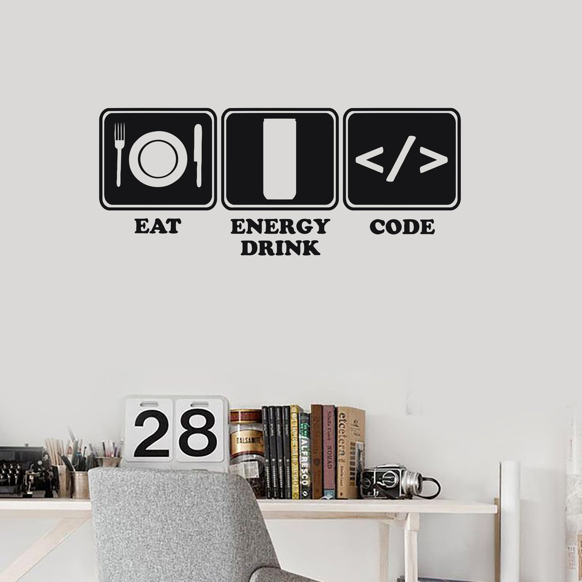 Vinyl Wall Decal Programmer Lifestyle Funny Programming Art Stickers M ...