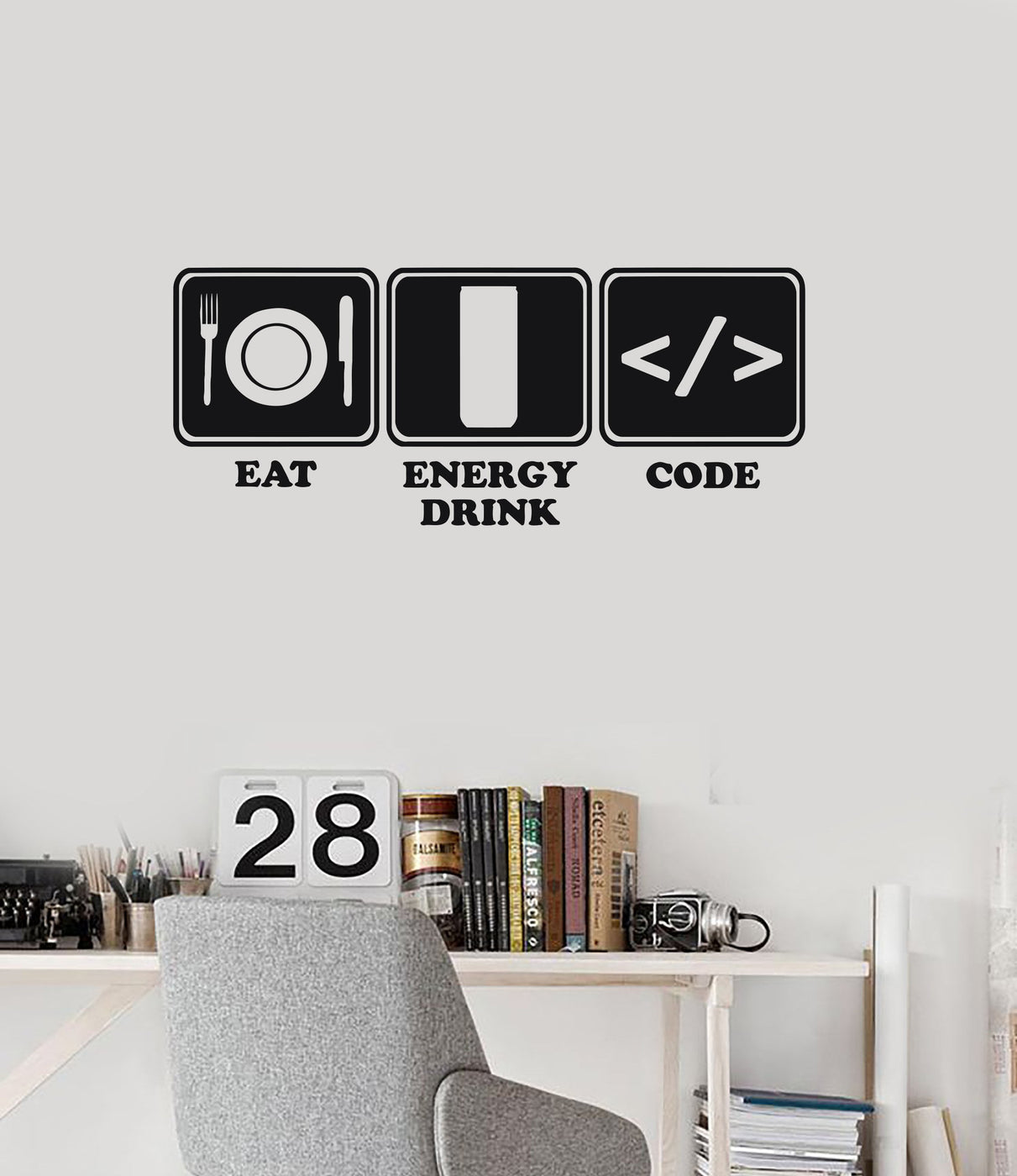 Vinyl Wall Decal Programmer Lifestyle Funny Programming Art Stickers M ...