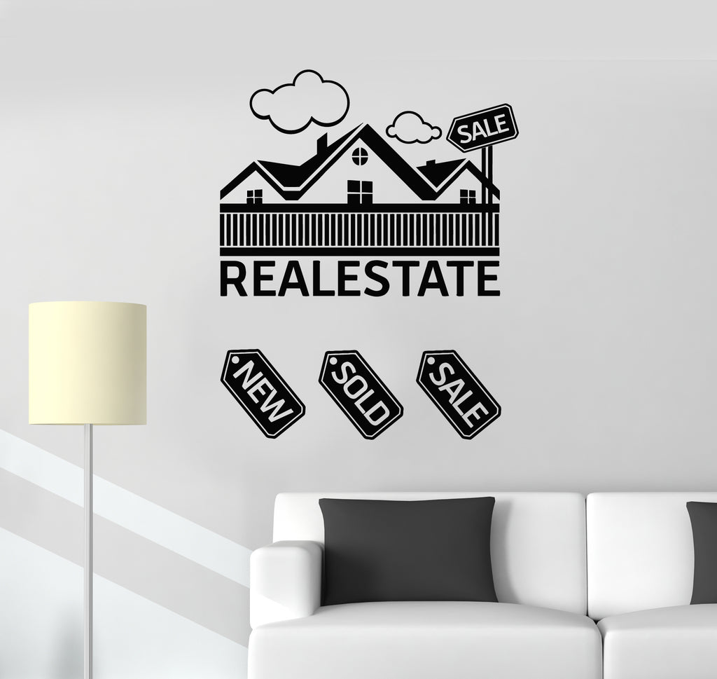 Custom Real Estate Vinyl Wall Decals And Stickers — Wallstickers4you