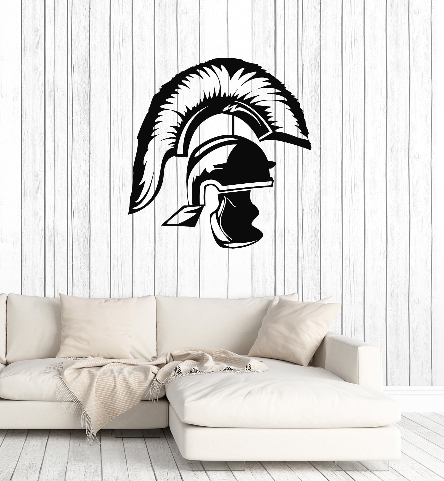 Vinyl Wall Decal Helmet Roman Warrior Ancient Rome Roman Empire Sticke ...