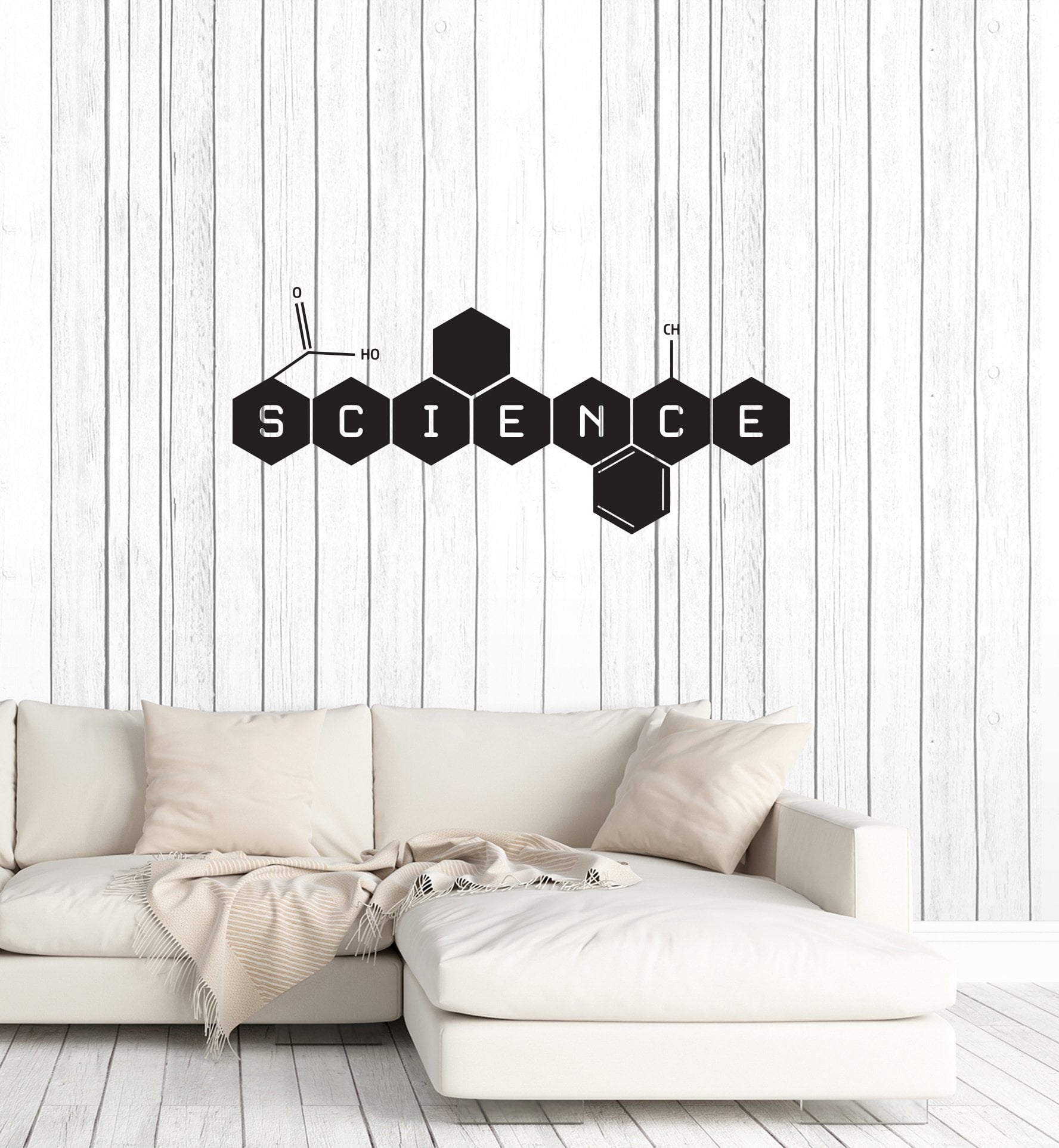 Vinyl Wall Decal Science Word Laboratory School Classroom Interior Dec ...