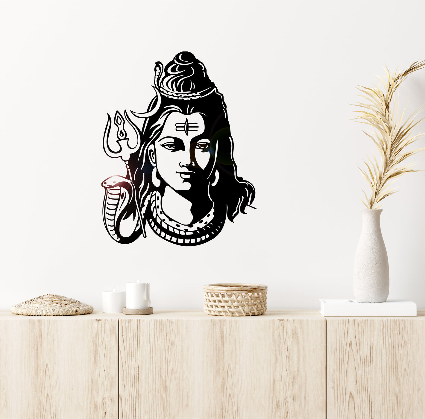 Wall Stickers Vinyl Decal God Shiva India Hindu Religion Decor Unique ...
