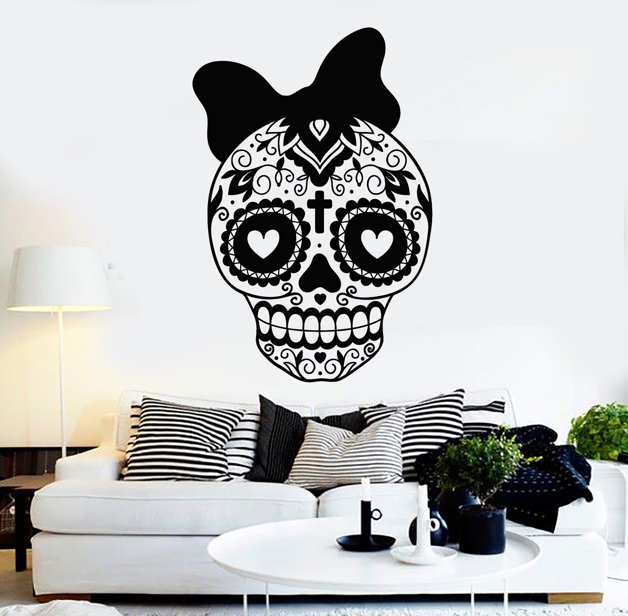 Skull Wall Vinyl Decals — Wallstickers4you