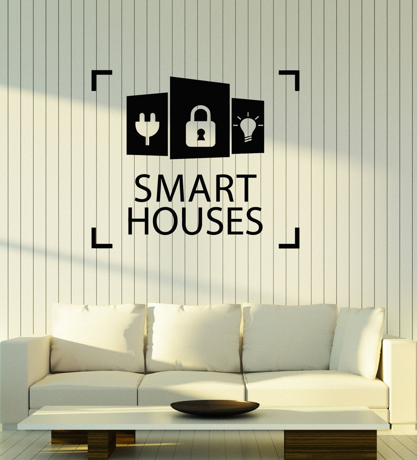 Vinyl Wall Decal Smart Houses Technology Security Internet Things Stic ...